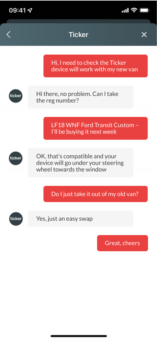 Black box insurance for van drivers | Insure with a Ticker box