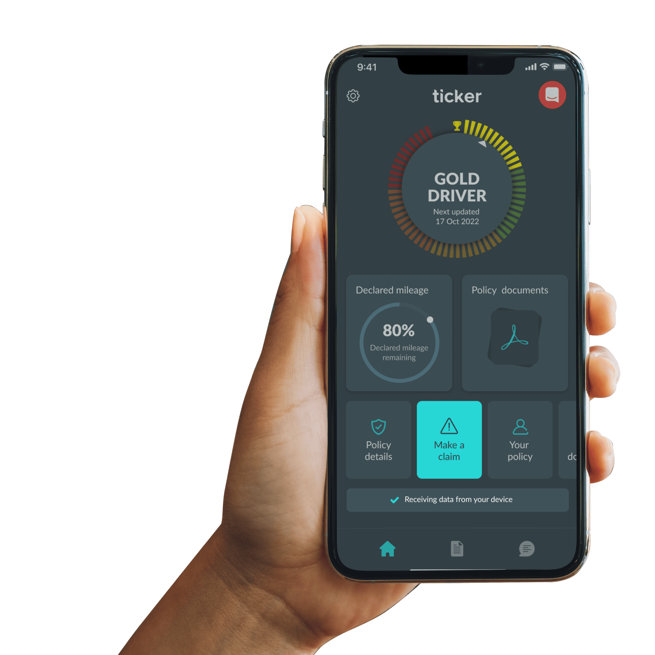 Making a claim with Ticker - Ticker